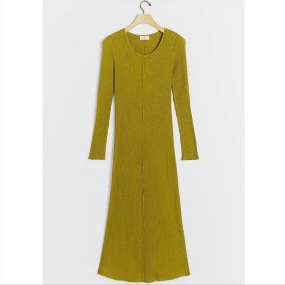 Anthropologie | Dresses | Anthropologie Tla Moss Sasha Ribbed Cotton ...